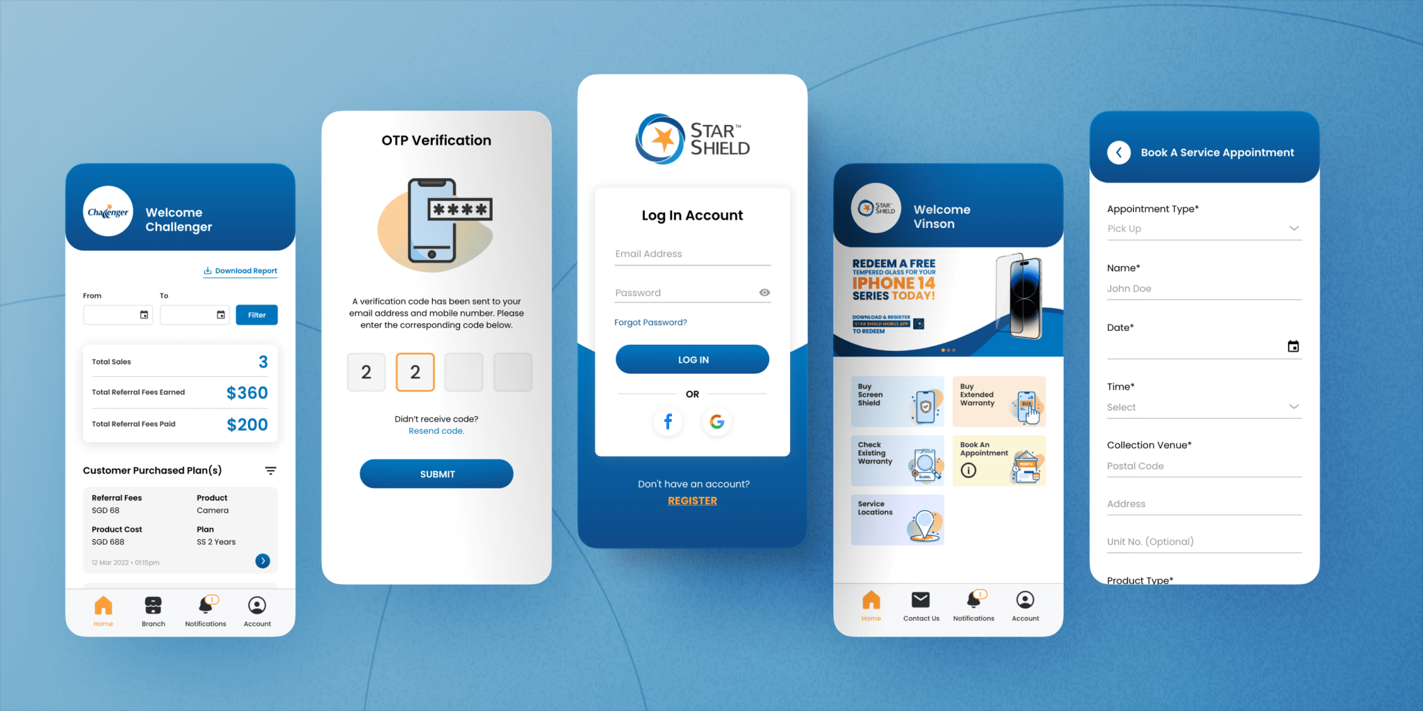 Star Shield Mobile App - QUAPE Website