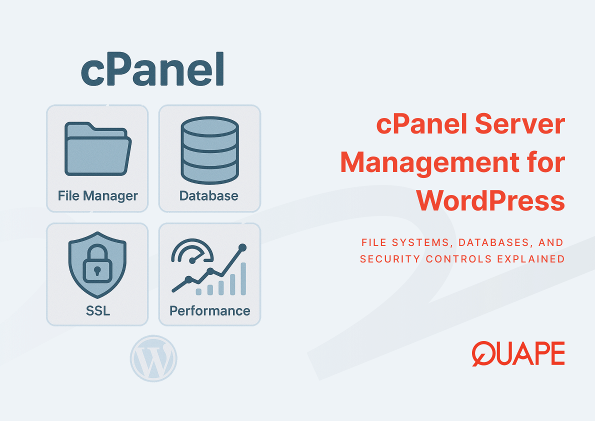 Dasar-Dasar Manajemen Server cPanel untuk Hosting WordPress